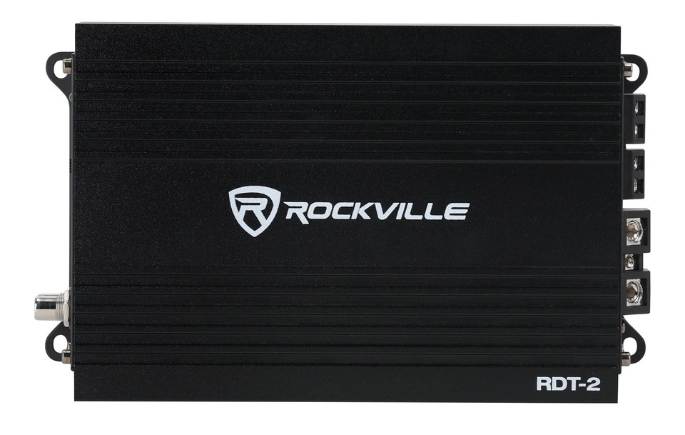 Rockville RDT-2 2 Channel Car Amplifier 1600W Max/400W RMS Class D Amp ...
