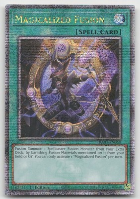 Magicalized Fusion (Quarter Century Secret Rare) RA01-EN058 1st Edition ...