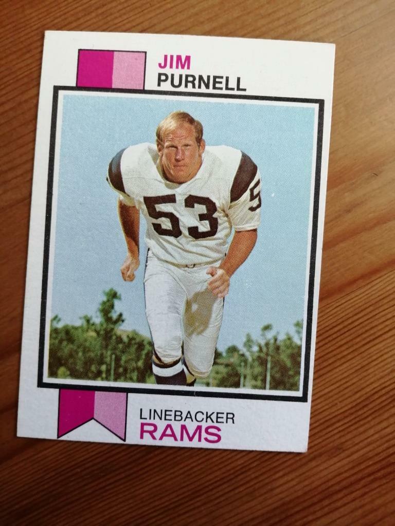 JIM PURNELL 1973 Topps #447 Football FREE SHIPPING S368 | eBay