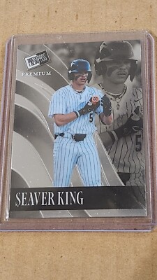 2024 Leaf Press Pass Premium #RB-84 Seaver King Silver Reflector #/99 ...