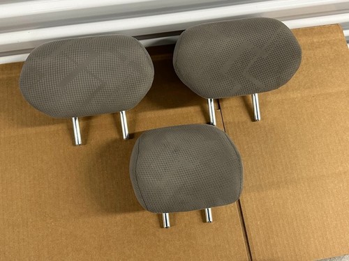 2012-2015 Honda Civic Coupe Rear Back Seat Headrests Set of 3 Gray ...