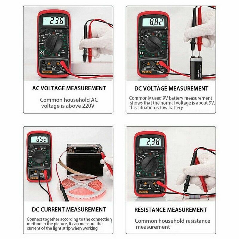 Volmate VOL-880 Digital Volt AC/DC Tester Multimeter for sale online | eBay