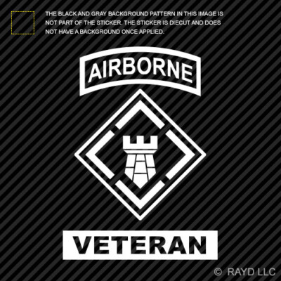 20th Engineer Brigade Veteran Sticker Die Cut | 2x | Rayd Workshop ...