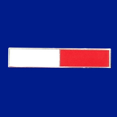 COMMENDATION AWARD PIN: 5/16" x 1-3/4" Size, Silver-Nickel Plated ...