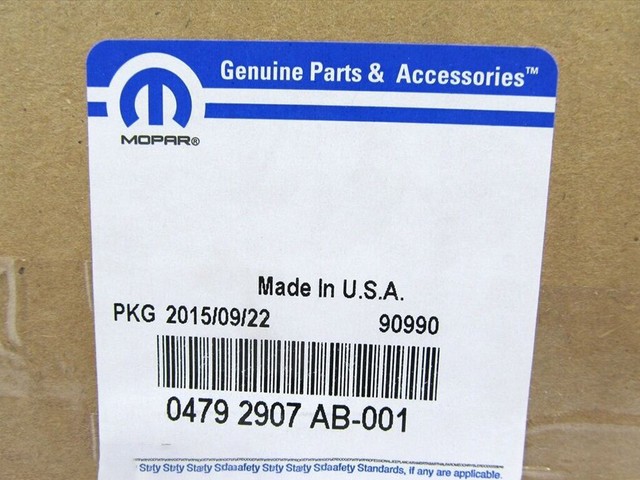 Genuine Mopar Engine Oil Cooler 4792907AB for sale online | eBay