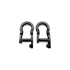 2014-2018 Silverado Sierra 1500 Tow Hooks 84072463 Black Genuine OEM GM ...