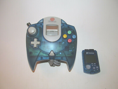 Official SEGA Dreamcast Remote Controller Clear Blue w/ VMU New ...