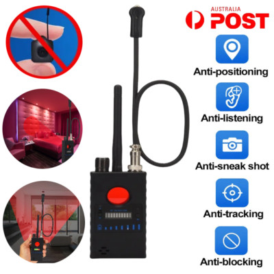 Hidden Camera Detector Anti Spy Alarm LED Scanner Bug Finder GPS ...