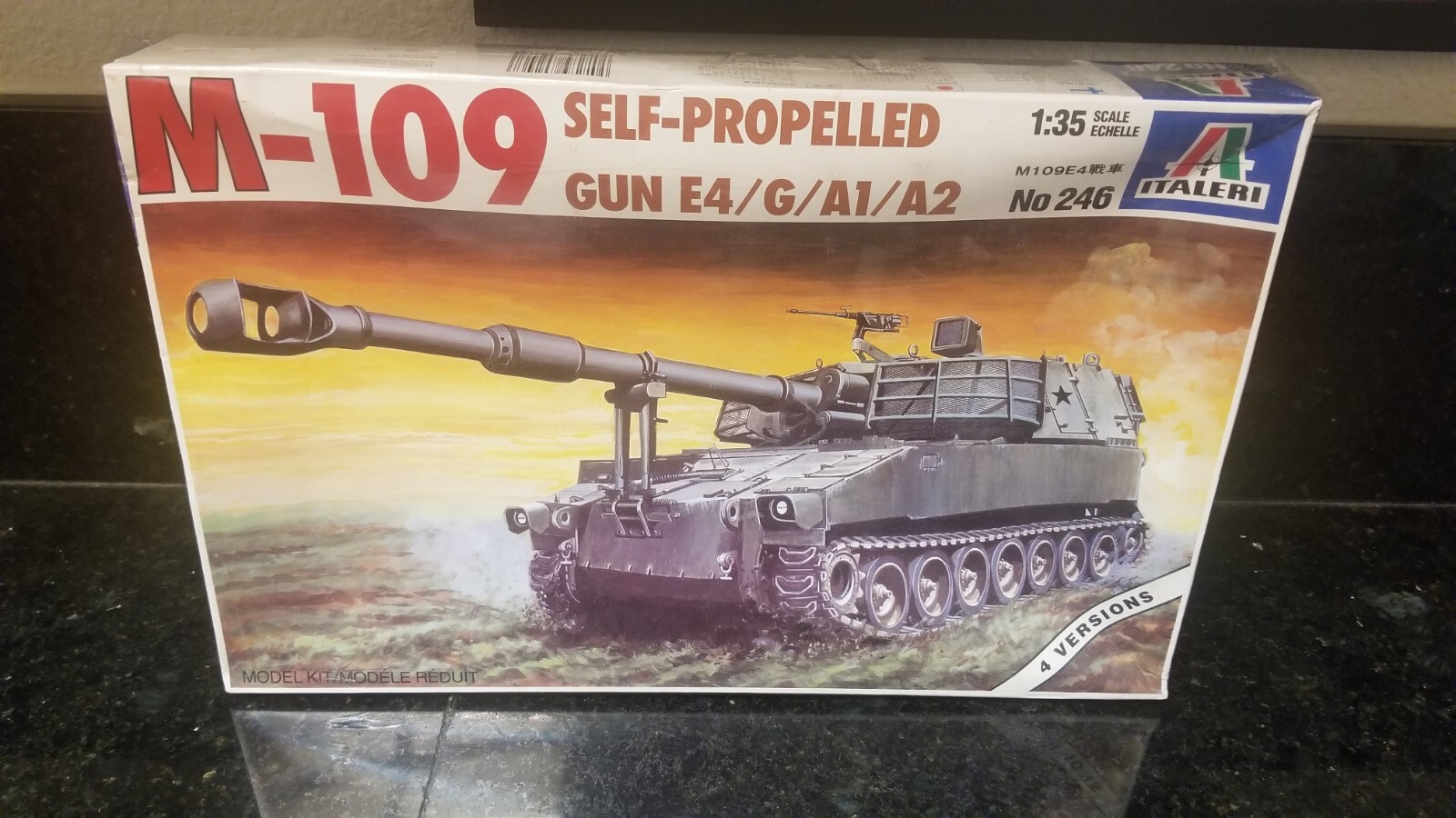 ITALERI US M109 S.P. GUN E4/G/A1/A2 TANK 1/35 SCALE MODEL KIT | eBay