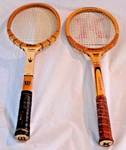 Wood Tennis Rackets Lot of 2 in Excellent Vintage Condition | eBay