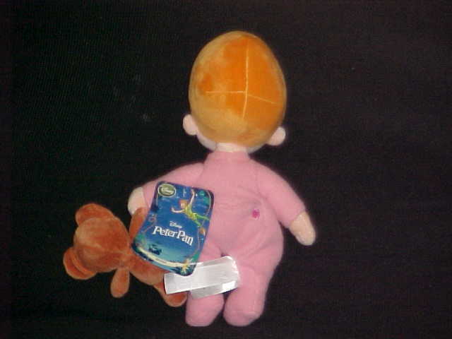 11" Peter Pan Michael Plush Toy With Teddy Bear and Tags From The ...