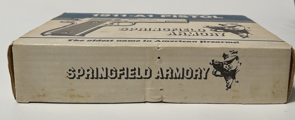 Springfield Armory 1911-A1 Factory Box Standard Grade .45 ACP w/ Foam ...