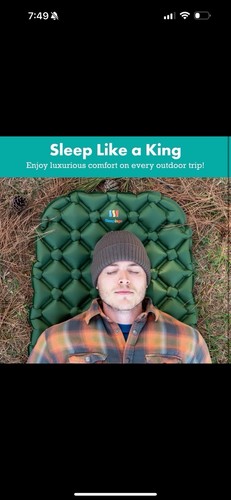 Sleepingo SL-301 Camping Sleeping Air Pad for sale online | eBay