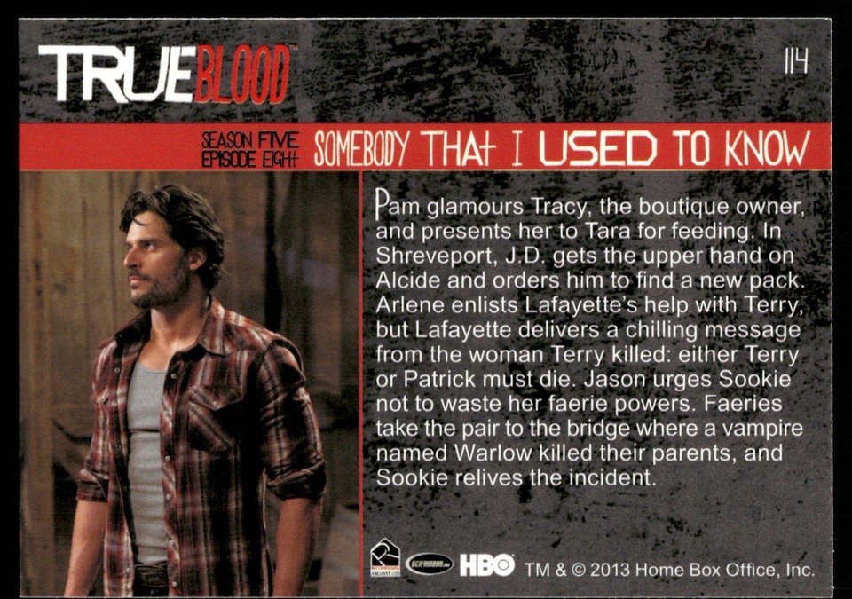True Blood 2012 TV Series Promo Card #114 HBO - Vampire | eBay