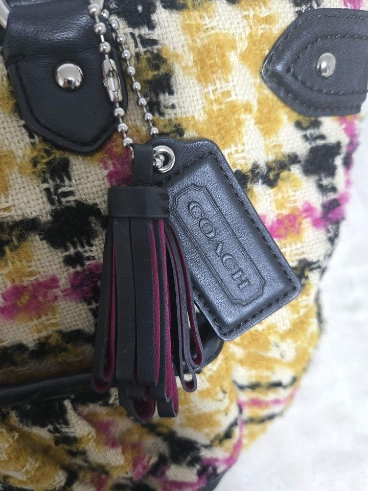 COACH checked tote bag, Coach handbag, Coach bag Excellent condition ...