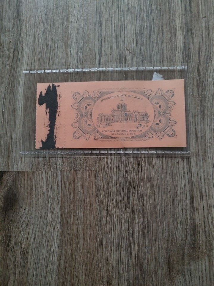 St. Louis 1904 Democratic National Convention Guests Ticket Arena 1 | eBay