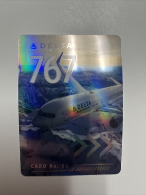 2022 Delta Airlines 767-300ER Aircraft Card | eBay