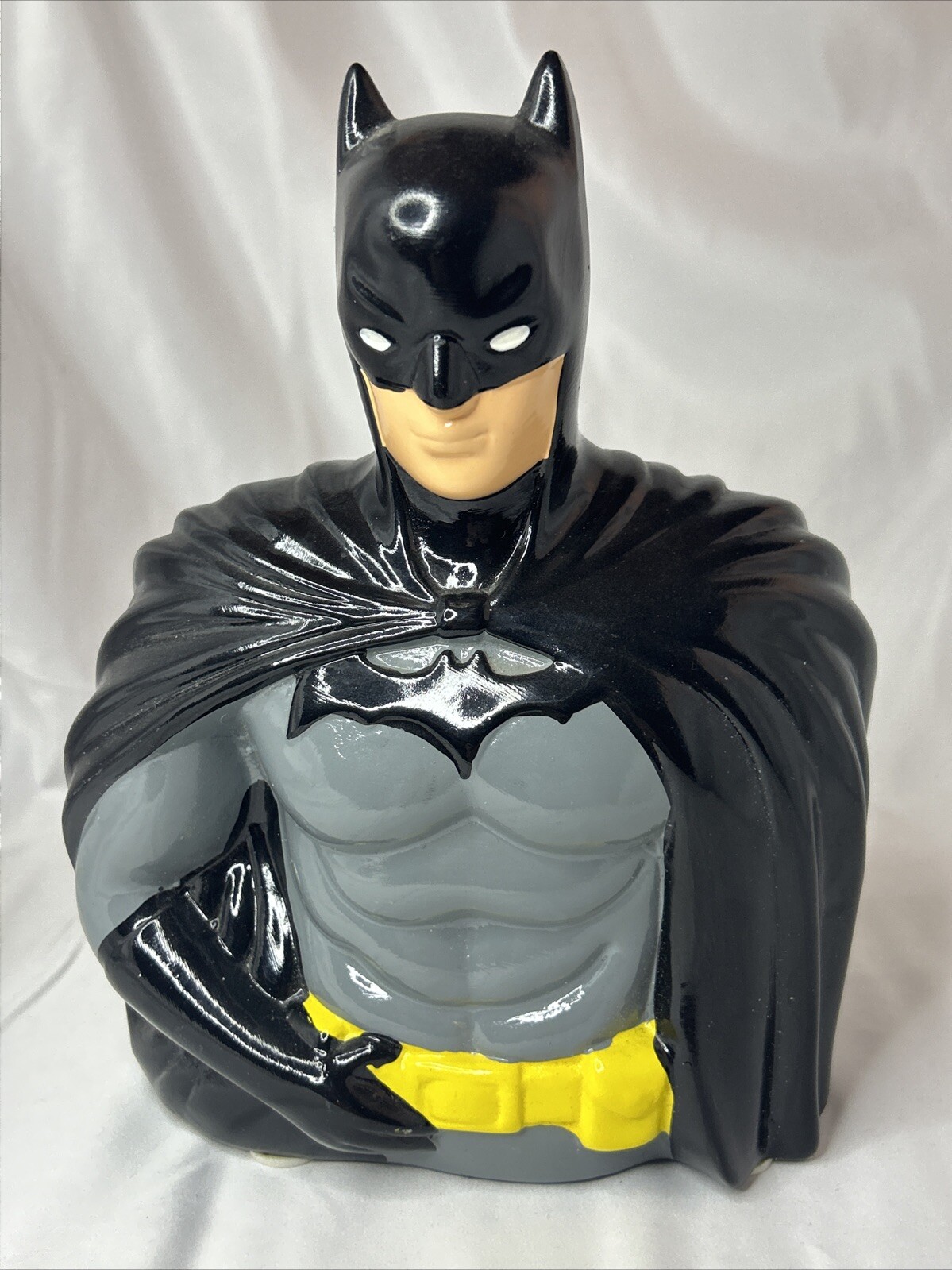 DC Comics Batman Bust Coin Bank Ceramic FAB Starpoint Novelty Bank with ...