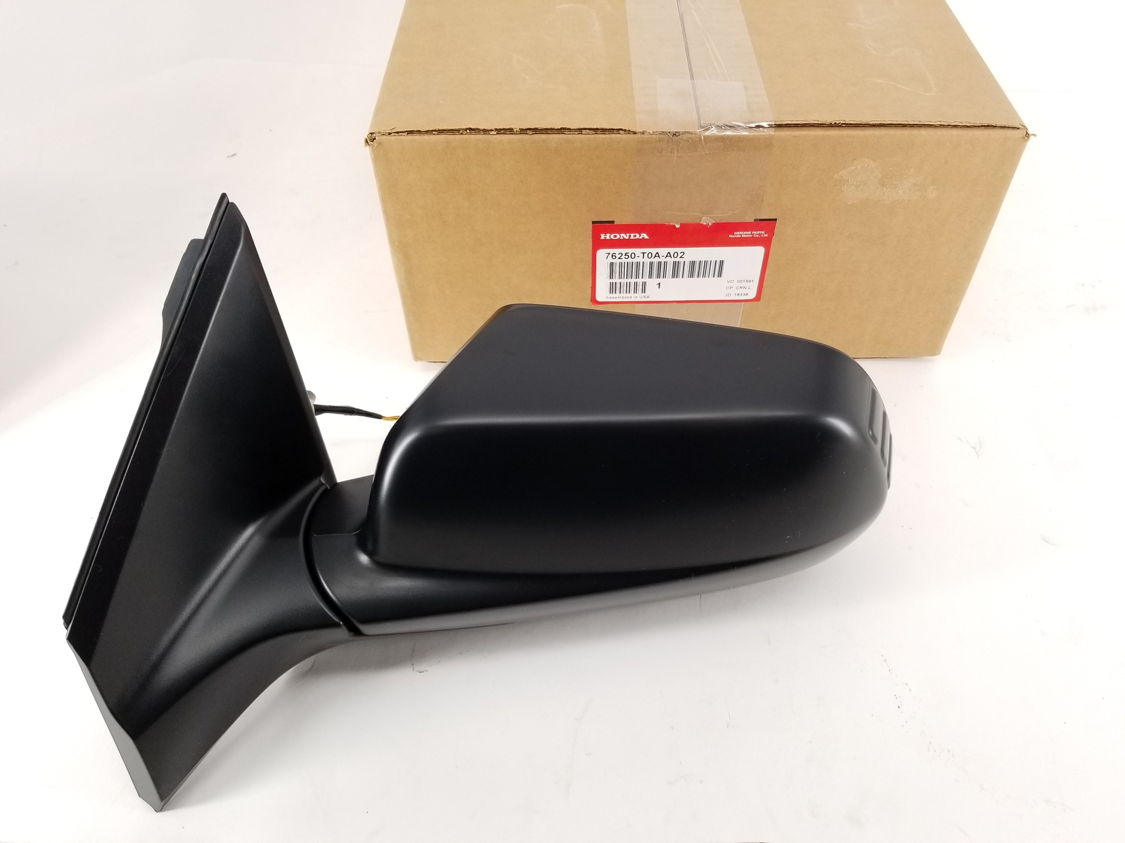 Genuine OEM Honda 76250-T0A-A02 Mirror Assembly Driver Side View 2012 ...