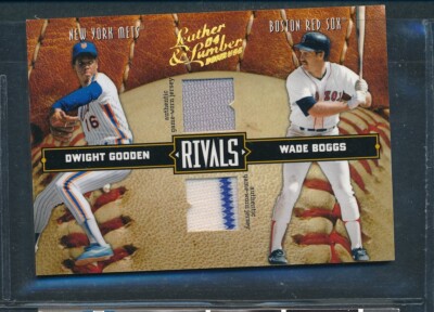 2004 Donruss Leather Lumber Rivals Jersey Relics LLR-14: WADE BOGGS ...