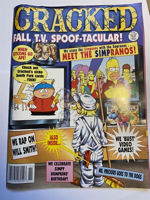 CRACKED MAGAZINE #349 Simpsons Sopranos like Mad Magazine 2000 | eBay