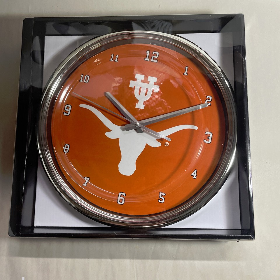 NCAA 12" Wall Clocks: Texas A&M OU OSU Texas Longhorns Ohio State ...