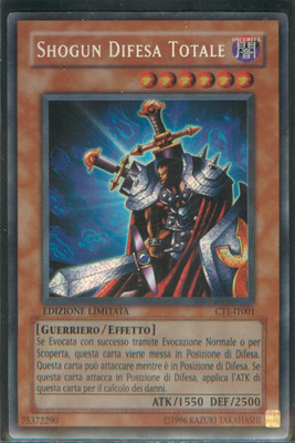 SHOGUN DIFESA TOTALE (Total Defense) • Segreta • CT1 IT001 • Heavy Play ...