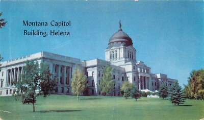Postcard Montana State Capitol Statue of Liberty Unposted Helena | eBay