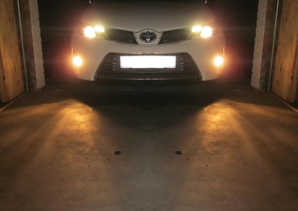 Rally H7 100W 3800K Stock Two Bulbs Light Turn Cornering High Watt Lamp ...