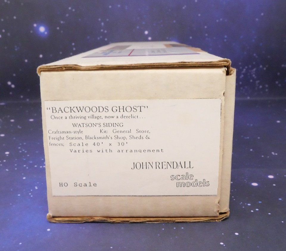 JV Models John Rendall Scale Models, Backwoods Ghost - Watson's Siding ...