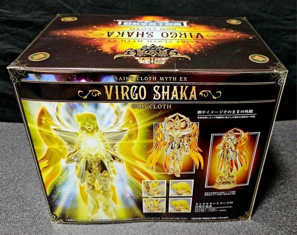 Bandai saint cloth myth EX God Cloth Virgo Shaka figure Saint Seiya | eBay