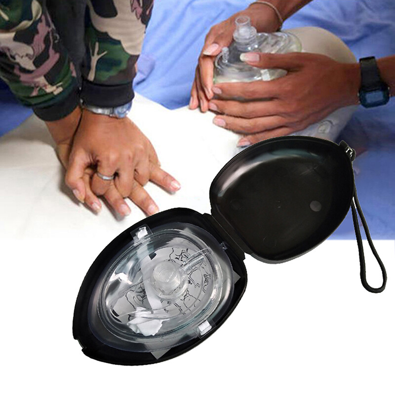 Professional First Aid CPR Breathing Mask Rescuers Reusable First Aid T ...