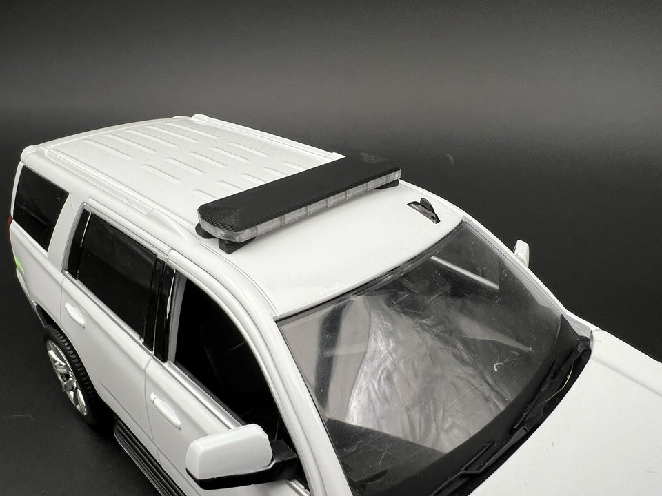 1/24 25 27 LED Ready Code 3 2700 Black Lightbar Sheriff Highway Patrol ...