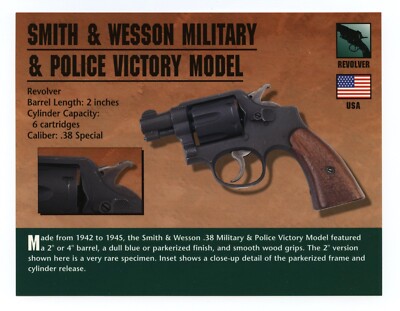 Smith & Wesson Military Police Victory Model Revolver Atlas Classic ...