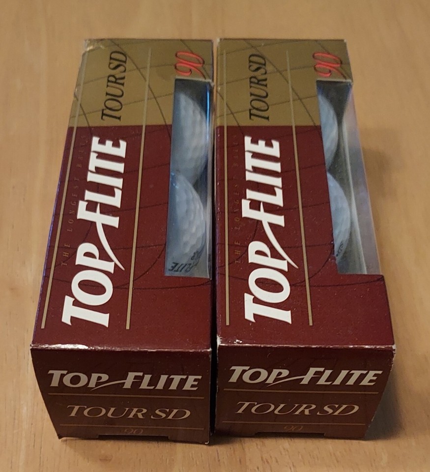 Golf Balls Spalding Top Flite TOUR SD 90 - 6 Golf Balls - 2pks Brand ...