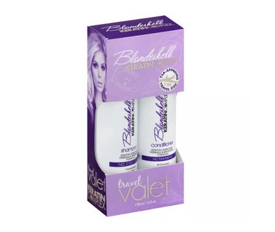Blondeshell Keratin Complex Travel Valet Shampoo & Conditioner Set 3 oz ...