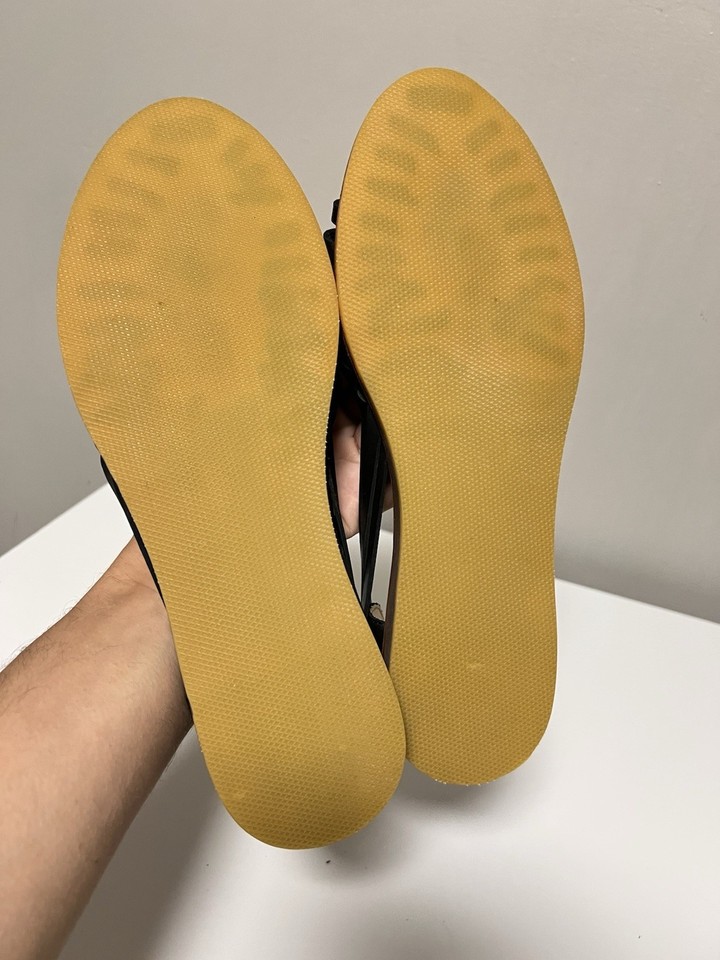 Nisolo Huarache Sandals Shoes Womens Black Leather Closed Toe US 10 ...