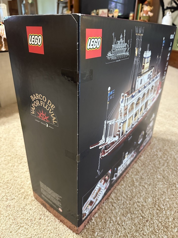 LEGO Ideas | 21356 | River Steamboat | AND Amelia Ticket Booth | New ...