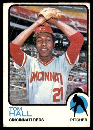 1973 Topps Tom Hall Cincinnati Reds #8 | eBay