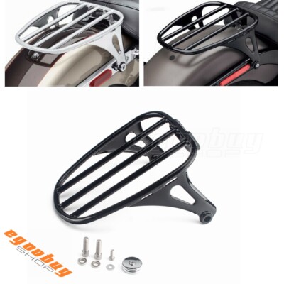 Motorcycle Seat Luggage Rack For Harley Softail Slim FLSL Street Bob ...
