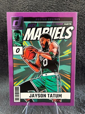 2024-25 Donruss Net Marvels Press Proof Purple #24 Jayson Tatum, Boston ...