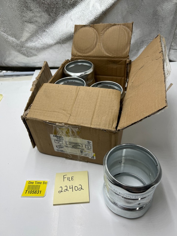Box of 6 Atkore Allied Tube & Conduit Steel Compression Coupling 3 ...