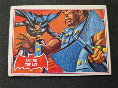 1966 Topps Batman Red Bat # 6A Facing the Axe (VG) | eBay