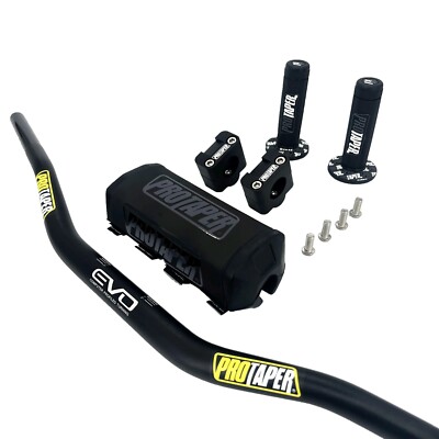Original "Evo" PRO TAPER Handlebar Fat Bar DIRT BIKE ATV Quad 1 1/8 ...
