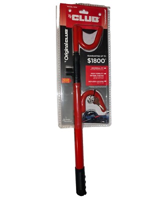 The Club Original Club Steering Wheel Lock Red Model 1000 Incl. 2 Keys ...
