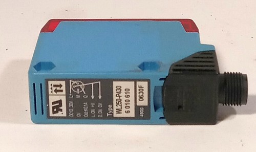 1 USED SICK WL250-P430 6 010 610 0630F PHOTOELECTRIC SENSOR ***MAKE ...