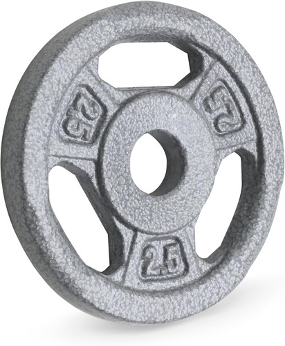 Marcy Classic 1" Cast Iron Standard Grip Plates A. 2.5lb_Single Cast ...