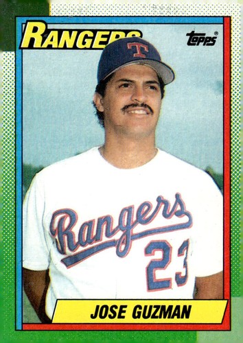 1990 Topps #308 Jose Guzman - Texas Rangers | eBay