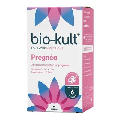 Bio-Kult Pregnéa Probiotics with Vitamins, Minerals & Trace Elements 60 ...