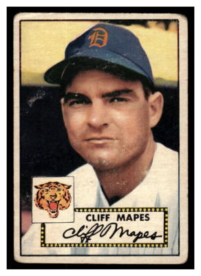1952 Topps #103 Cliff Mapes 52T2-02 | eBay